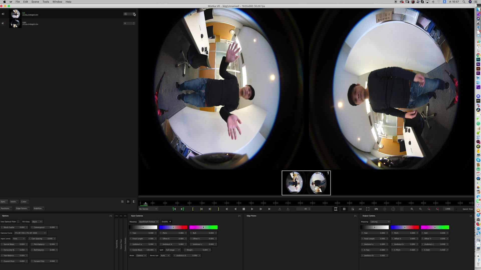 干货：3D立体180VR后期编辑 - Mistika VR - 知乎
