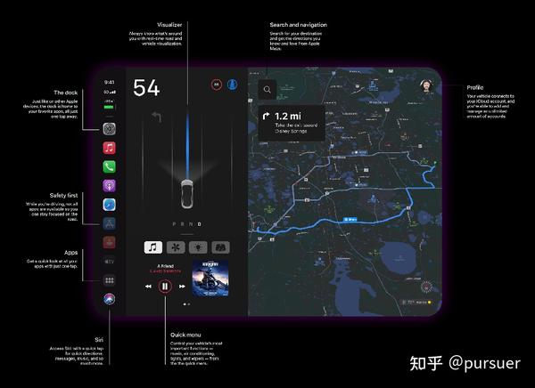 别人家的作品 — 汽车UI设计盘点 - 知乎