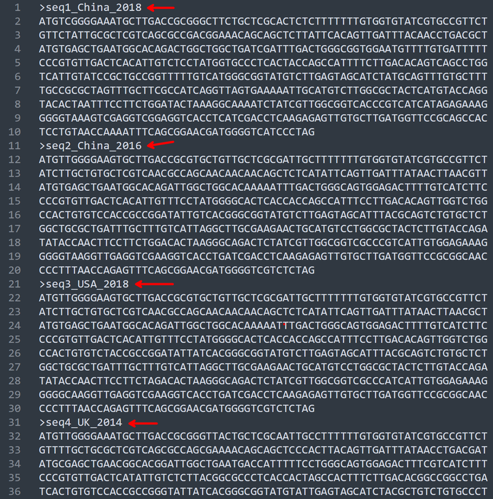R中fasta文件的导入与导出 - 知乎