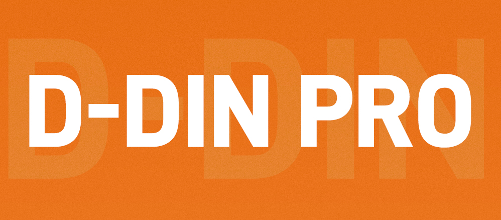免费下载「D-DIN PRO」可免费商用！一款优雅实用的无衬线英文字体 - 知乎