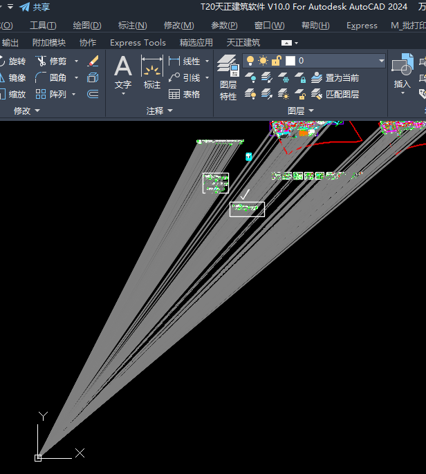 CAD2024，用的是天正t20v10.0插件 - 知乎
