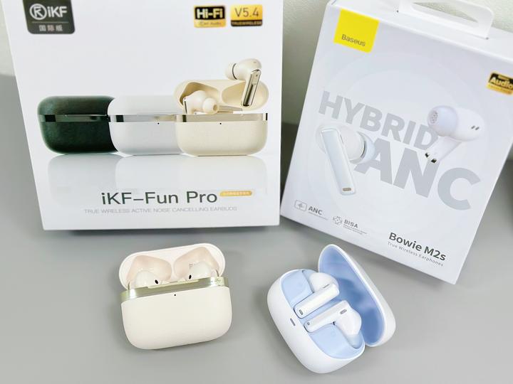 2024 最新发布的iKF Fun Pro蓝牙耳机值得入手吗？预算300怎么选无线耳机？iKF Fun Pro/倍思M2S两款入耳式降噪耳机谁 ...