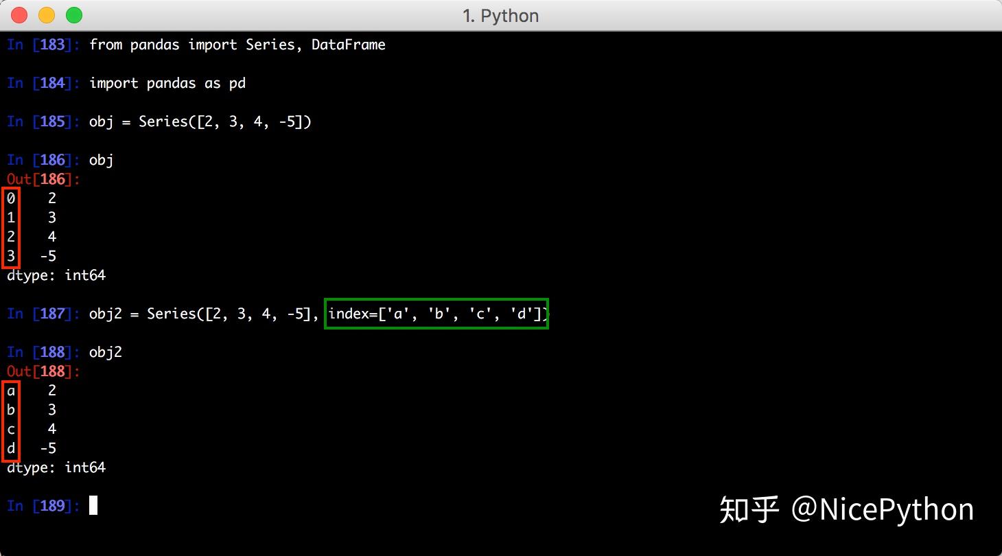 利用python进行数据分析7 Pandas基础 Series和dataframe的简单介绍 知乎