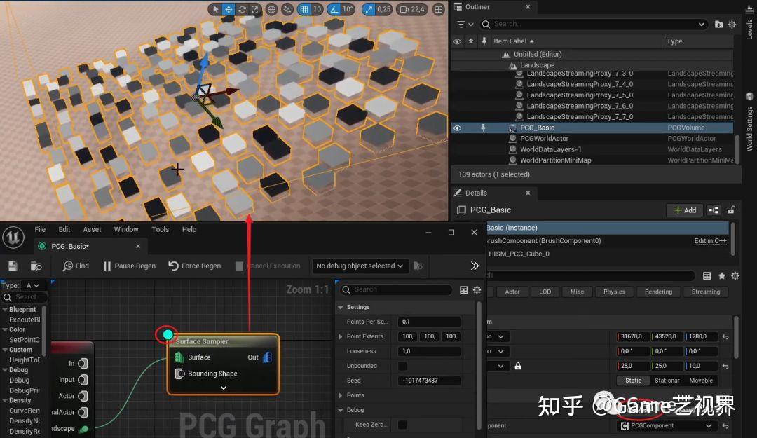 UE5.2预览版PCG工具：基础知识(01) ; 样条线(02) - 知乎