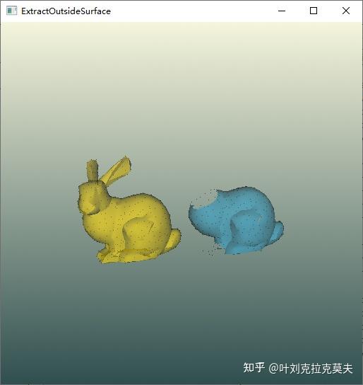 VTK官方示例Python版202 - ExtractOutsideSurface.py - 知乎