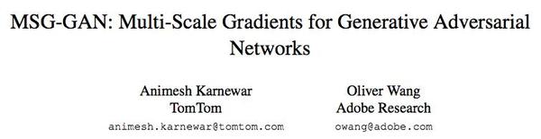 图像合成神器 MSG-GAN入选CVPR2020，超越最先进GAN，稳定多尺度高分辨率 - 知乎