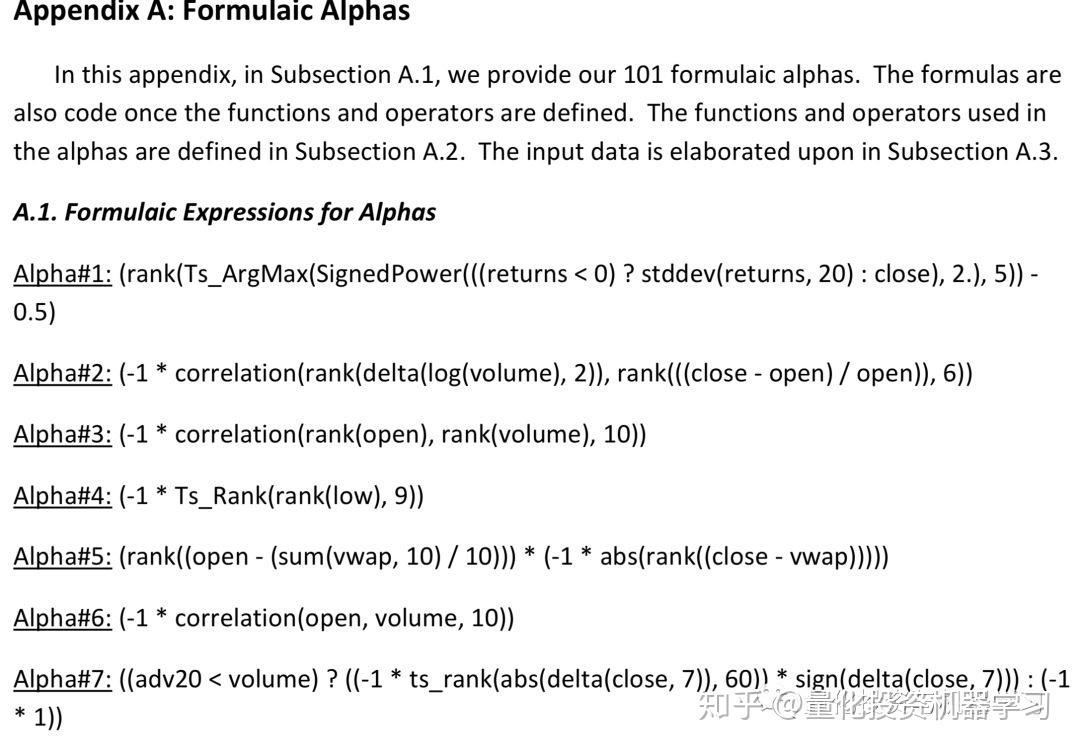 久等了 | WorldQuant 101 Alpha、国泰君安 191 Alpha（源码分享） - 知乎