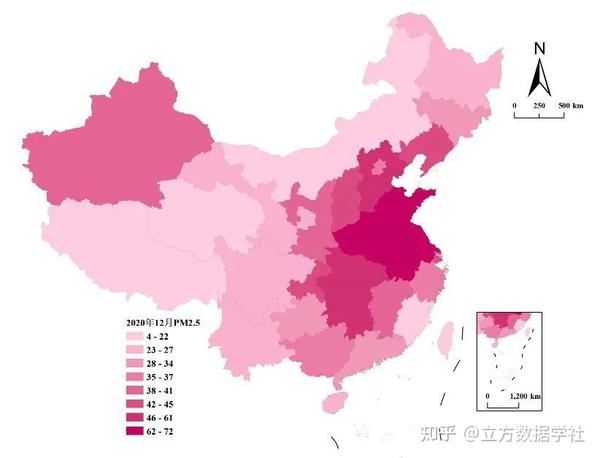 【数据分享】我国省市县三级1998-2020年逐月/逐年PM2.5数据（Shp格式/Excel格式） - 知乎