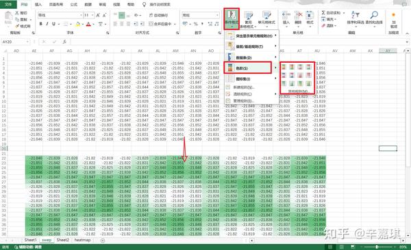 计算工具 科研绘图之热图 heatmap：MatLab、Python、Excel 和 Orgin 绘制方法全总结及横向比较 - 知乎