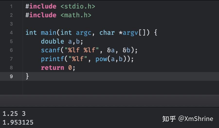 为什么不管输入是什么，pow函数得到的结果都是1？ 知乎 3134