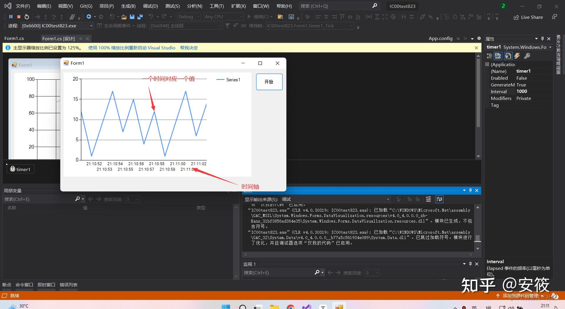 C# 设置Chart的X轴为时间轴 - 知乎
