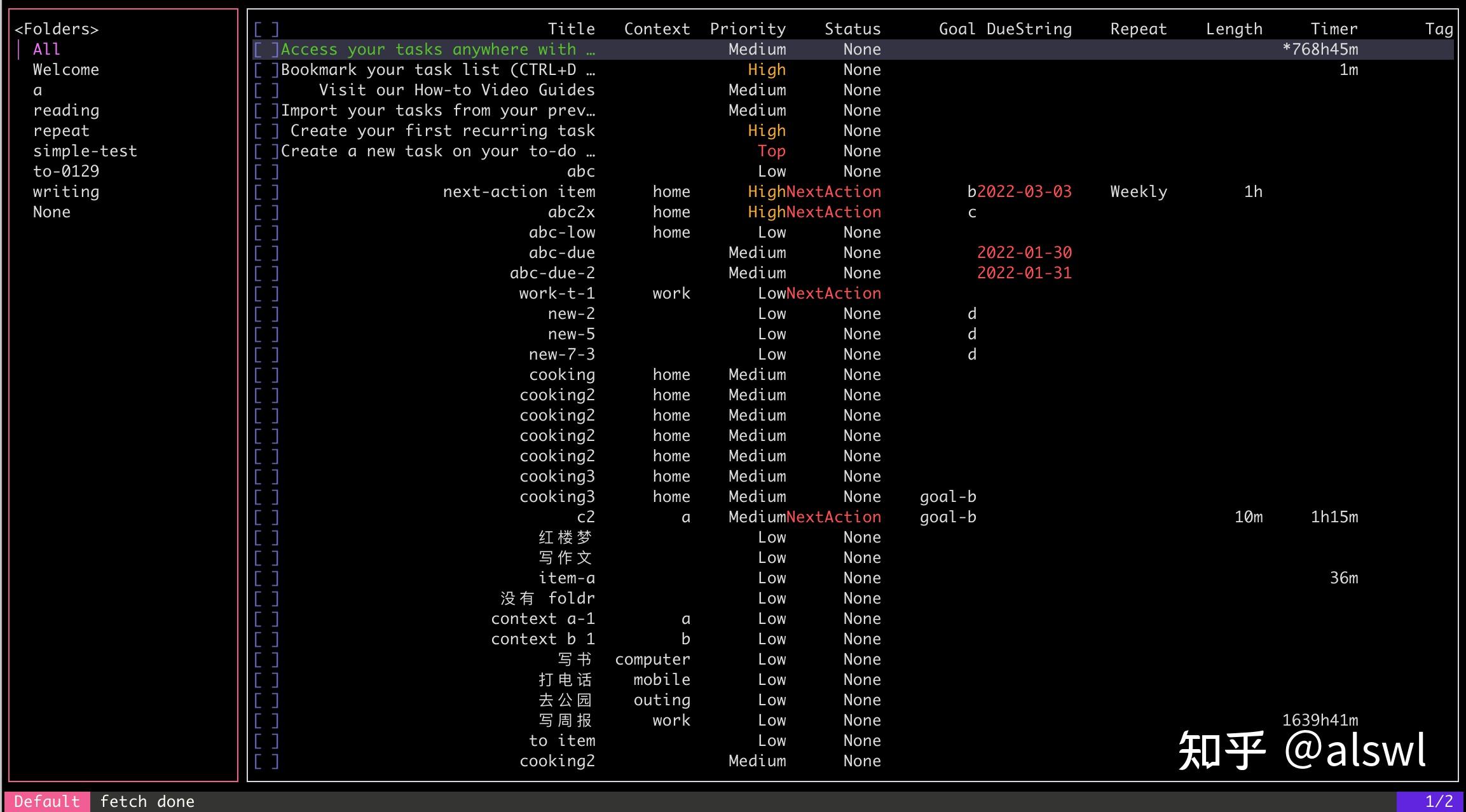 从 Toodledo 到 Obsidian Tasks - 我的 GTD 最佳实践 - 知乎