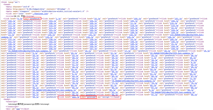 从Vue生产代码index.html看prefetch和preload - 知乎