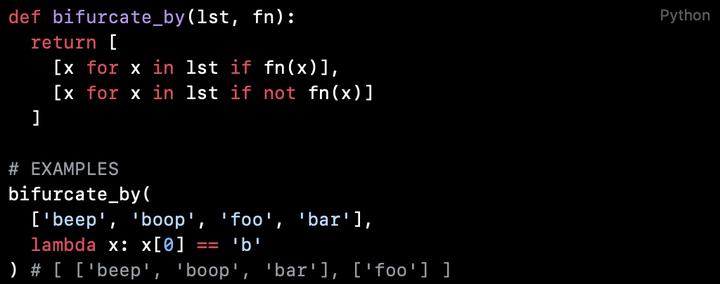 Python代码阅读（第24篇）：根据筛选函数将列表元素分成两组 知乎 