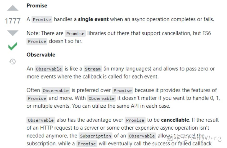 promise 和 Observable 的区别 - 知乎