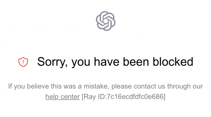ChatGPT Sorry, you have been blocked 的解决方法 - 知乎