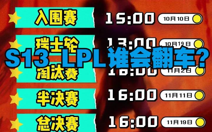 按数据来说，每年S赛都会有一支LPL队伍翻车！今年会是谁呢？ - 知乎