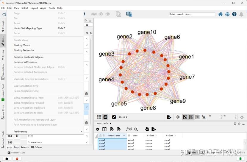 使用cytoscape绘制高级的网络图 - 知乎