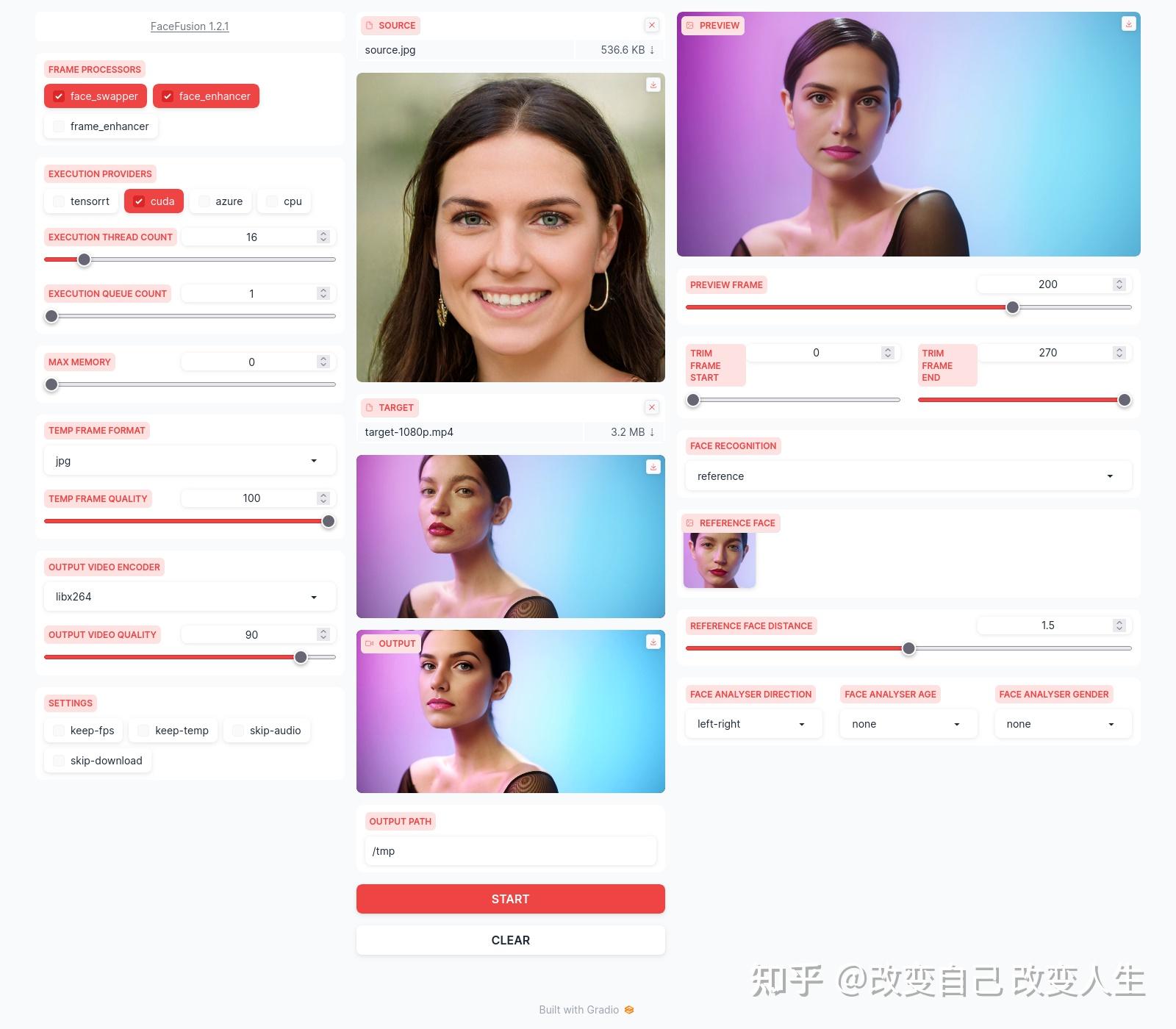 FaceFusion的安装与测试（windows11） - 知乎