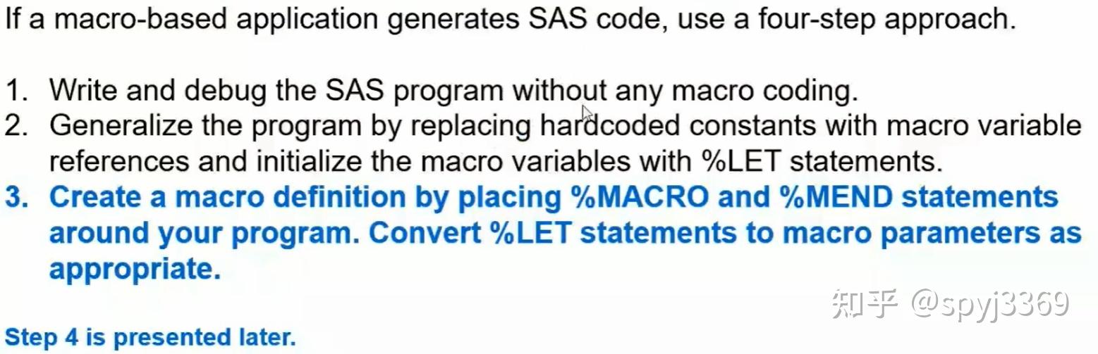SAS Macro Language(2) - 知乎