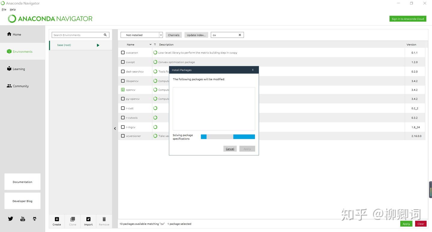 Anaconda + Python + OpenCV 环境配置 - 知乎