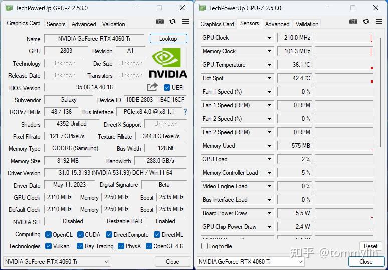 40系新Ti度的，影驰 GeForce RTX 4060Ti 8GB 金属大师 OC 新鲜评测 - 知乎