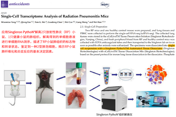 优秀实践 | Singleron PythoN单细胞悬液制备项目文章 - 知乎