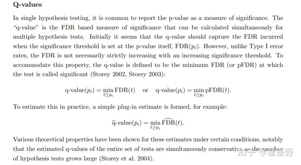 关于p-value，p-adjust和q-value - 知乎