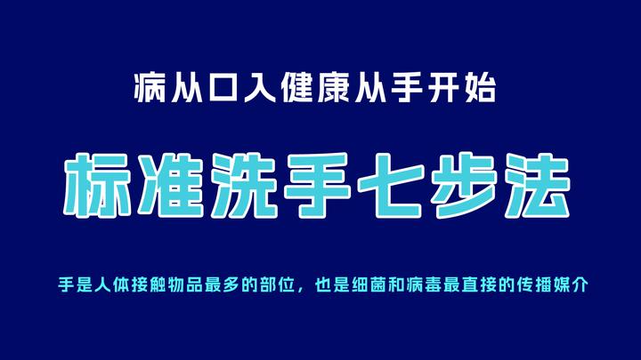 你洗手真的洗对了吗？（七步洗手法） - 知乎