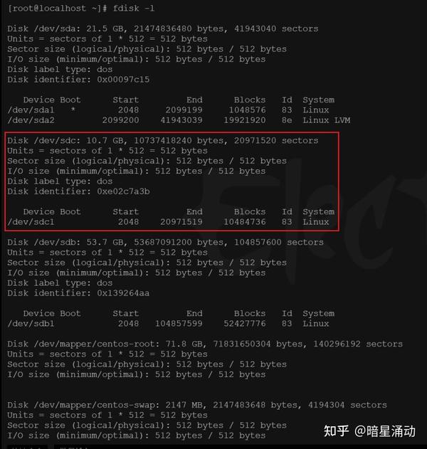 Centos7 系列：磁盘挂载和磁盘扩容(新加硬盘方式) - 知乎