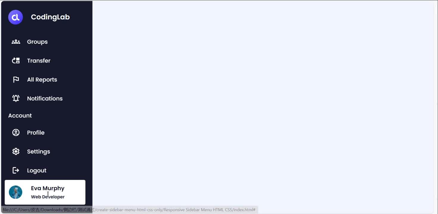 HTML5+CSS3实现简洁好看的侧边栏菜单(6款) - 知乎