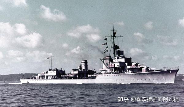 编号12：二战德国海军（Kriegsmarine）的主要舰艇介绍06：驱逐舰（第二部分）：36型驱逐舰与36A型驱逐舰、36A型（Mob）Z23/31级、36B型（Mob）Z35级 - 知乎