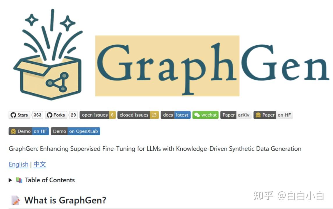 GraphGen Roadmap - 知乎