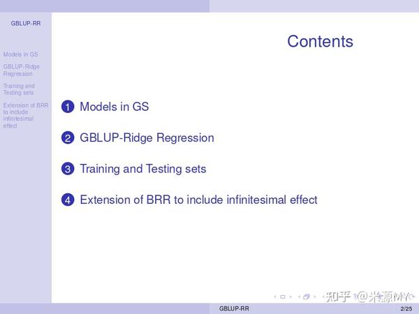 GBLUP-RR in BGLR - 知乎