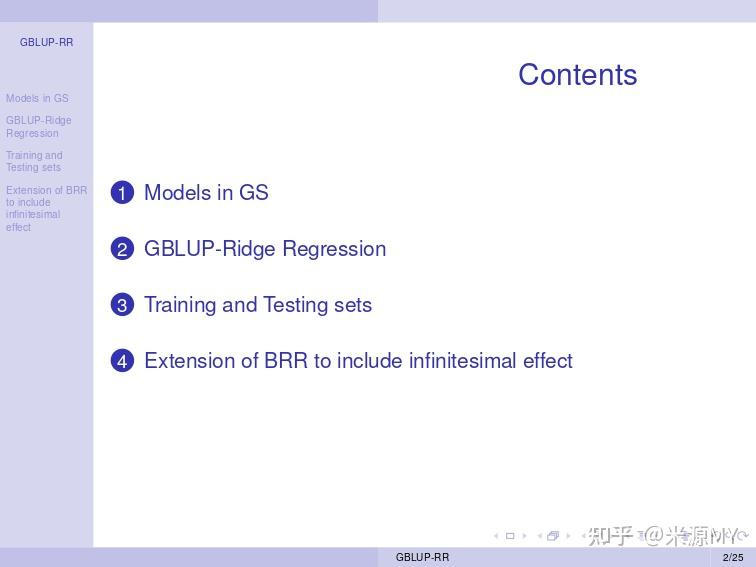 GBLUP-RR in BGLR - 知乎