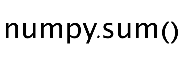 稍微了解一下numpy.sum()中的axis - 知乎