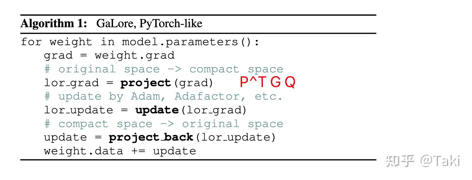 GaLore: Memory-Efficient LLM Training by Gradient Low-Rank Projection - 知乎