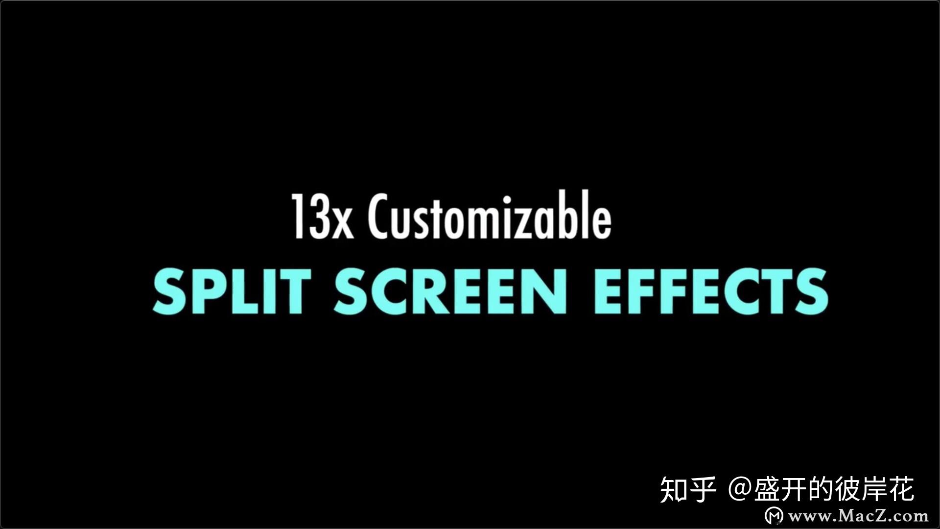 FCPX插件:13个多画面视频分屏效果Split Screen Effects Kit - 知乎