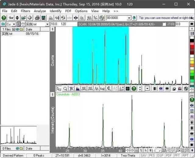 教程丨用Jade软件处理XRD数据的步骤 - 知乎