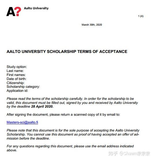 [自我记录-已录取]芬兰-阿尔托大学（Aalto University）-硕士DIY申请指南 - 知乎