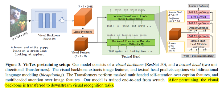 多模态预训练 | VirTex: Learning Visual Representations from Textual Annotations - 知乎