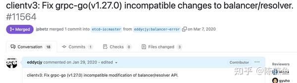 Go etcd 的依赖问题终于解决了。。。 - 知乎