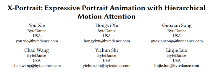 阅读笔记 -- X-Portrait: Expressive Portrait Animation with Hierarchical Motion Attention - 知乎