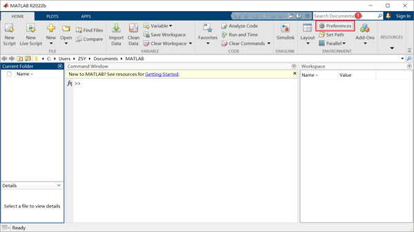 Matlab2022b软件如何切换中/英文界面？ - 知乎