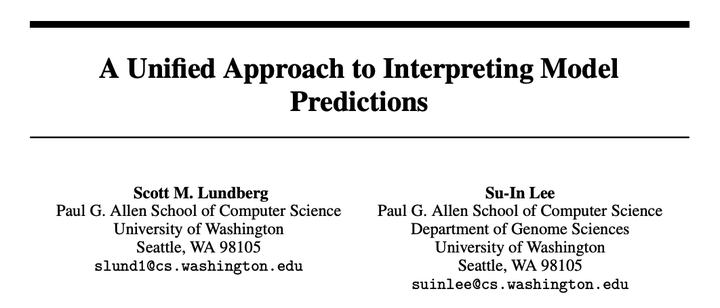 SHAP：用博弈论大一统解释模型预测！A Unified Approach to Interpreting Model Predictions ...