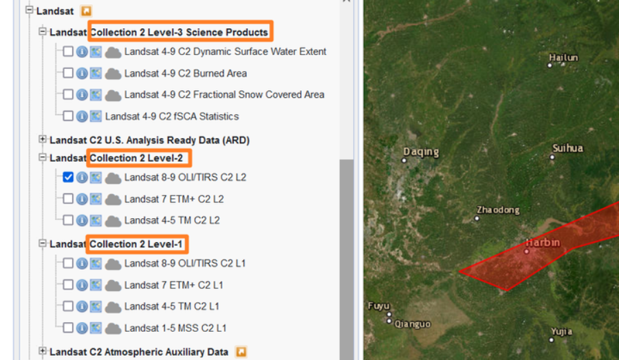 GEE篇：landSat8 C1和C2的区别？T1、T2、RT的区别？以及C2的Raw images和Surface Reflectance有 ...
