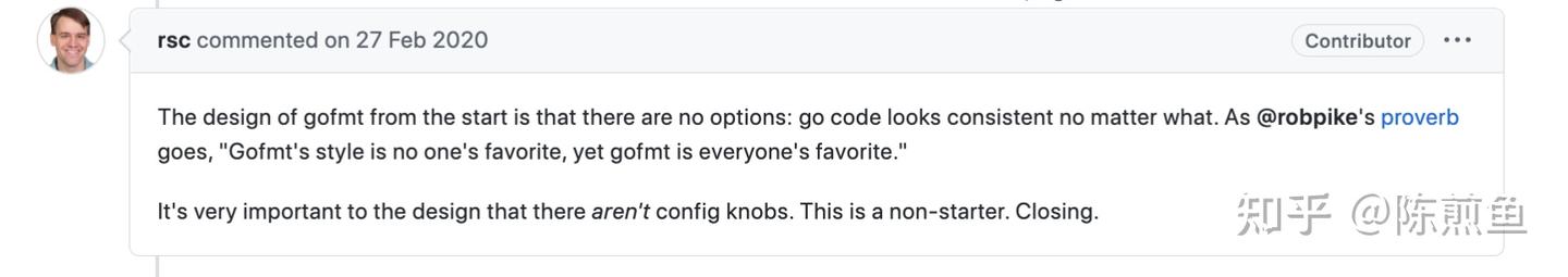 Go 代码风格没人喜欢？不对，Gofmt 是所有人的最爱... - 知乎