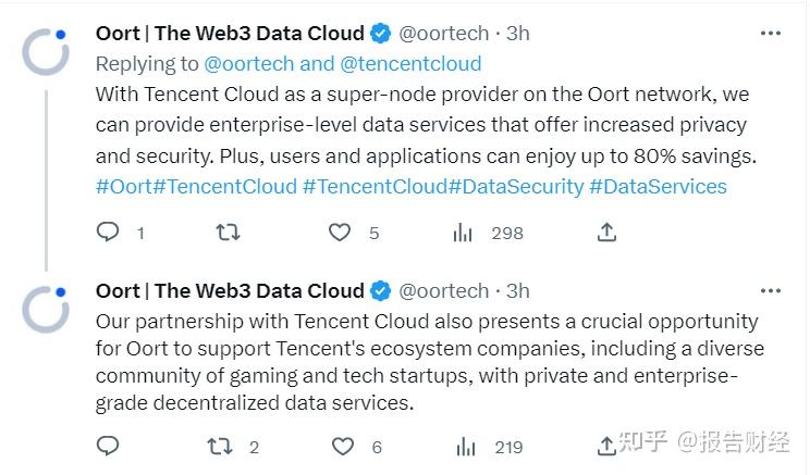 腾讯云驶向Web3深水区，一揽子Web3解决方案，Oort、Avalanche等战略合作伙伴 - 知乎