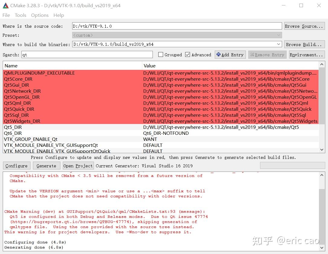 如何编译VTK（附Qt5编译配置） - 知乎