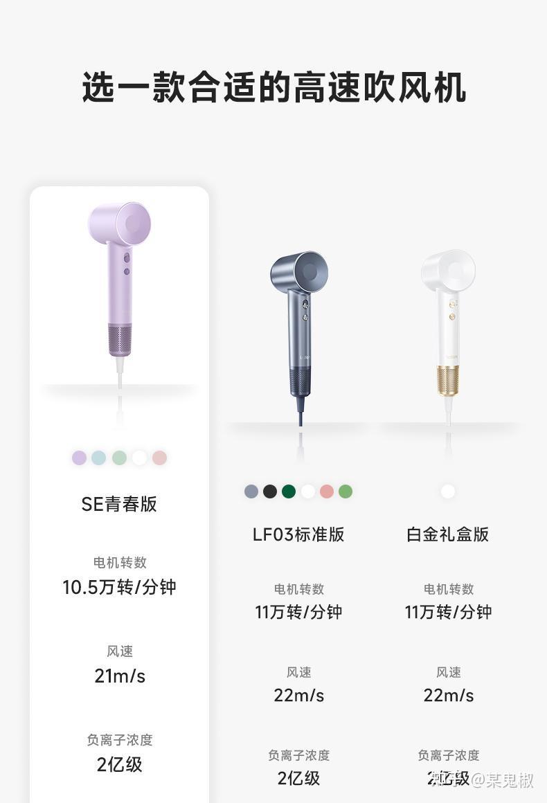 高速吹风机使用体验：徕芬LF03/徕芬SE，自用体验感详细分享 - 知乎